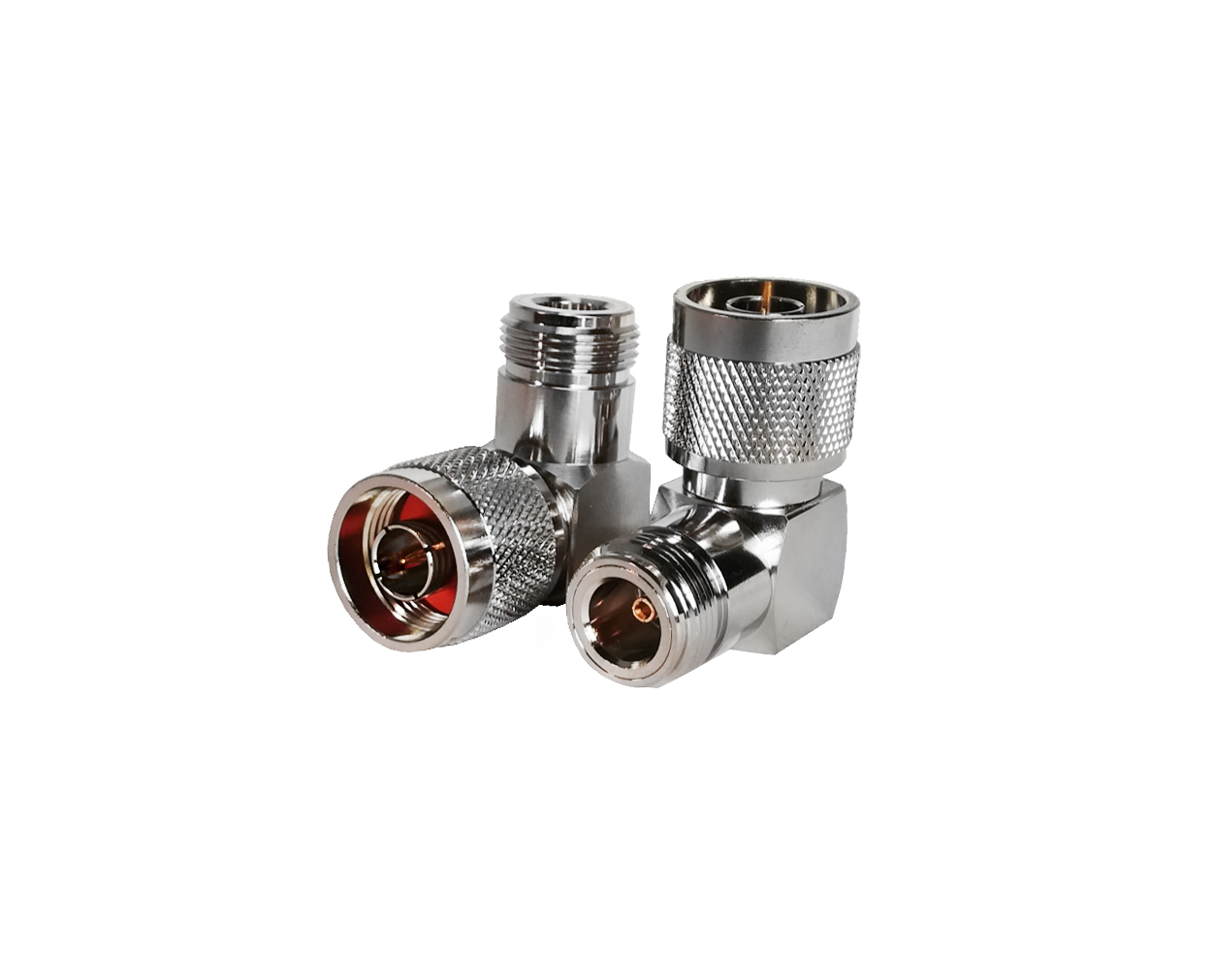 AIR802 - Adaptador de ángulo recto N-Macho a N-Hembra